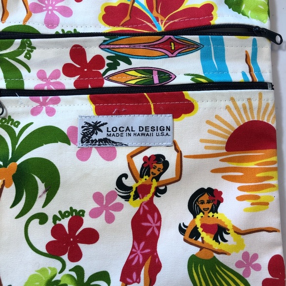 Local Design made in Hawaii | Bags | Fl Hawaiian Aloha Crossbody Bag ...
